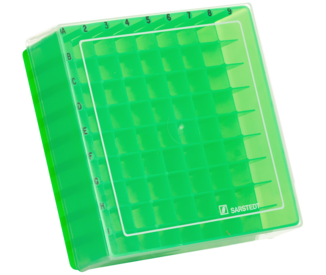 Storage Box 9x9, green (PP) - Sarstedt